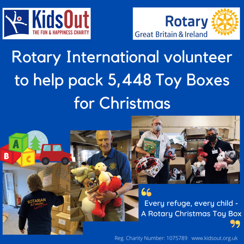 Rotary International volunteer to help pack 5,448 Toy Boxes for ...